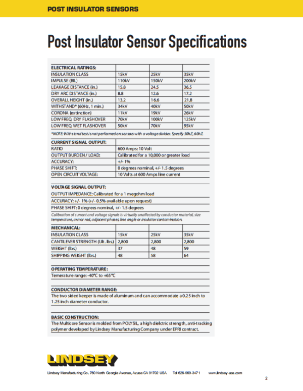 VOLTAGE SENSORS - EPRECSA